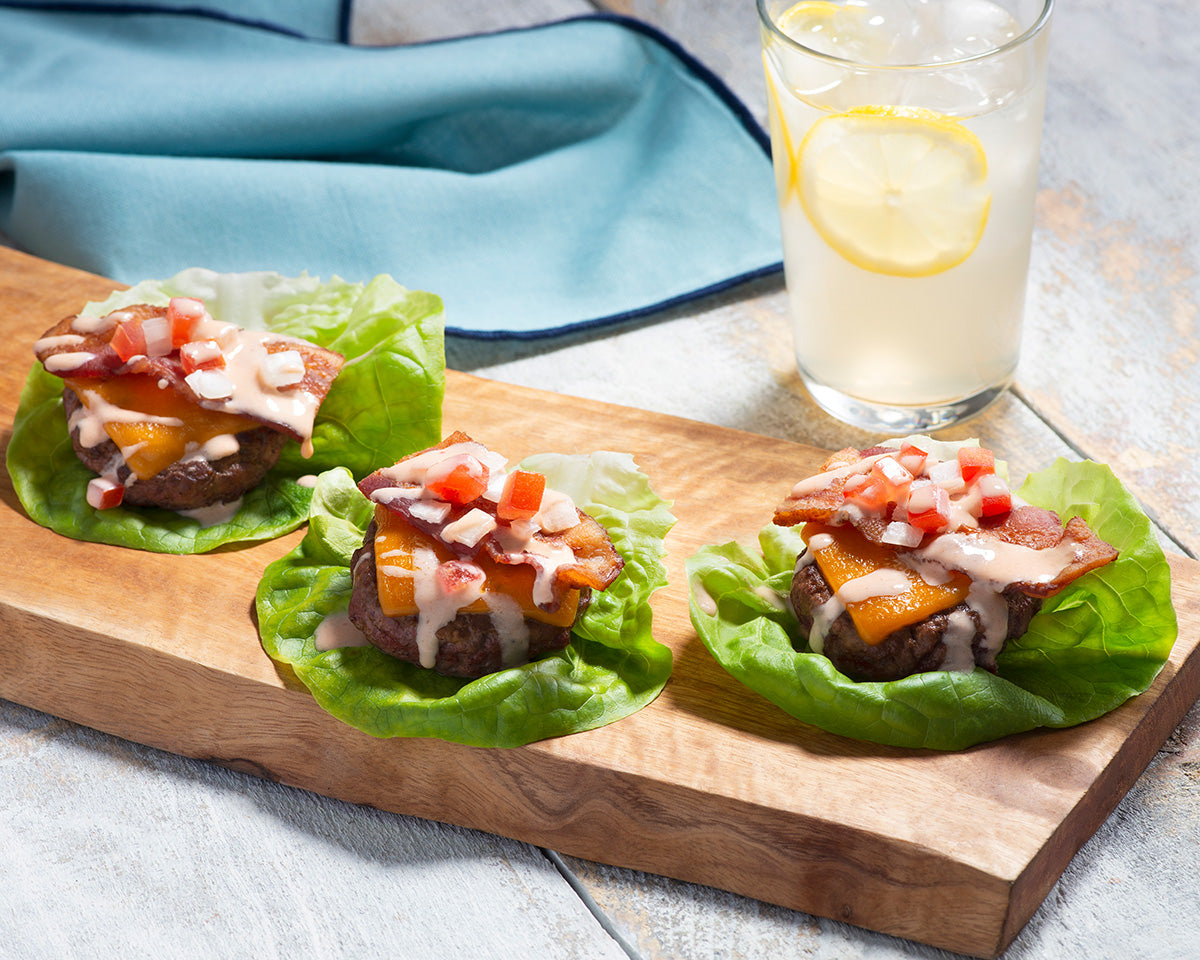 Cheeseburger Lettuce Wraps – Walden Farms