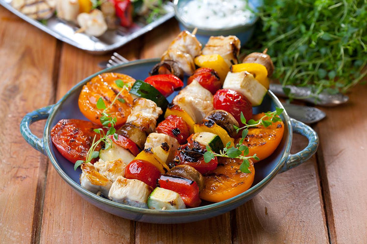Grilled Tuscan Chicken Skewers – Walden Farms