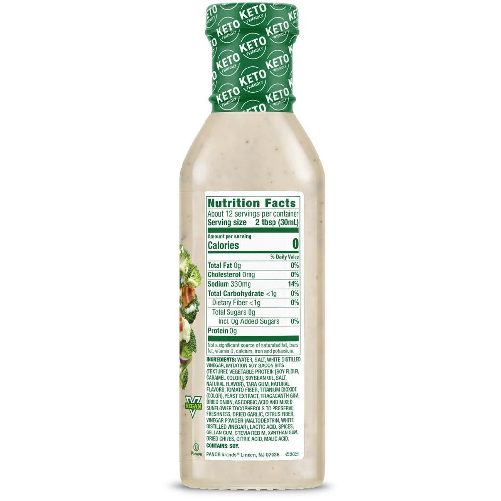 Bac'n Ranch Zero Calorie Dressing – Walden Farms